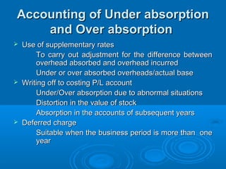 Cost allocation powerpoint presentation | PPS