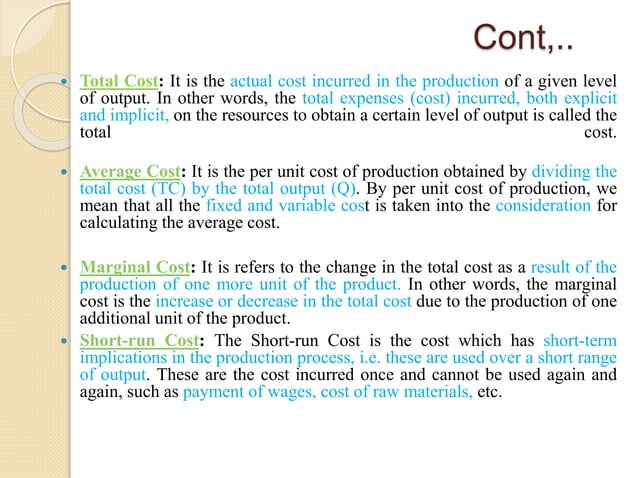 Cost analysis & Break even analysis | PPTX | Business Accounting & Finance | Business