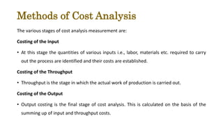 Cost and benefit analysis | PPTX