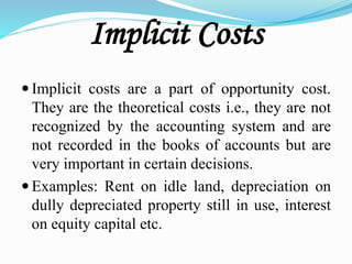 Cost and it's types | PPTX