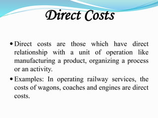 Cost and it's types | PPT
