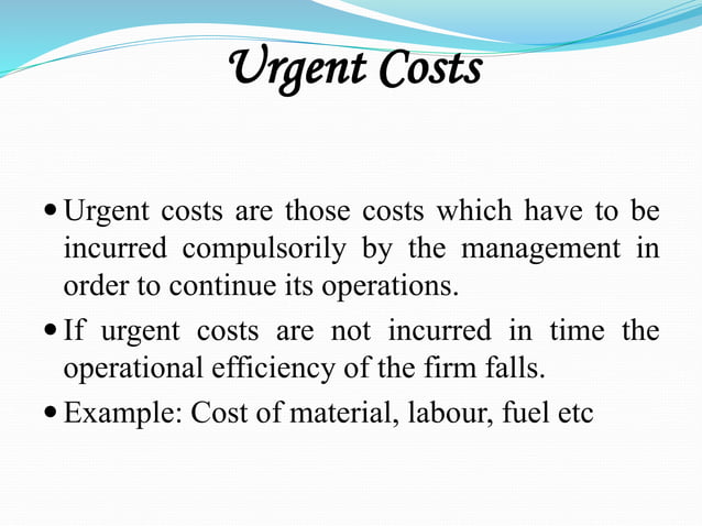 Cost and it's types | PPT