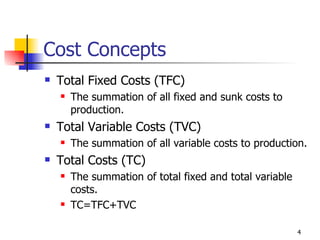 Cost and revenue | PPT