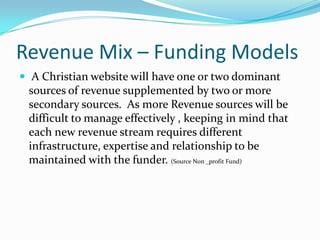 Cost and revenue model | PPTX