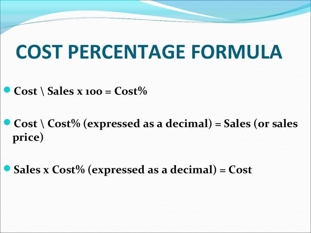 How To Calculate Beverage Cost Of Sales Haiper