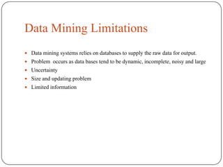 Data mining and its applications! | PPT