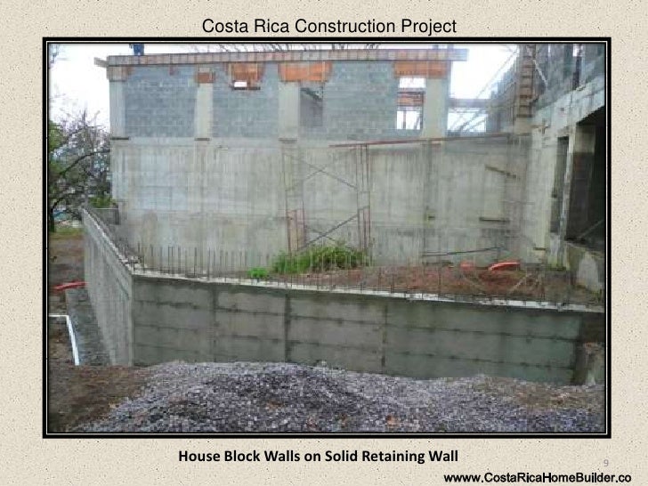 Costa Rica Constructions Foundations And Walls
