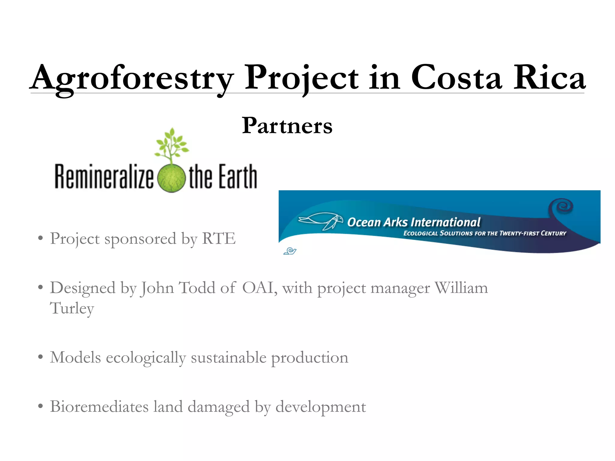 Costa Rica Agroforestry Project | PDF