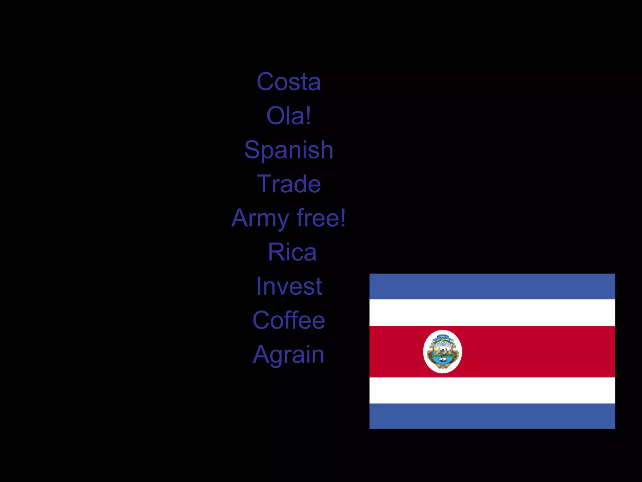 Costa rica presentation powerpoint. | PPT