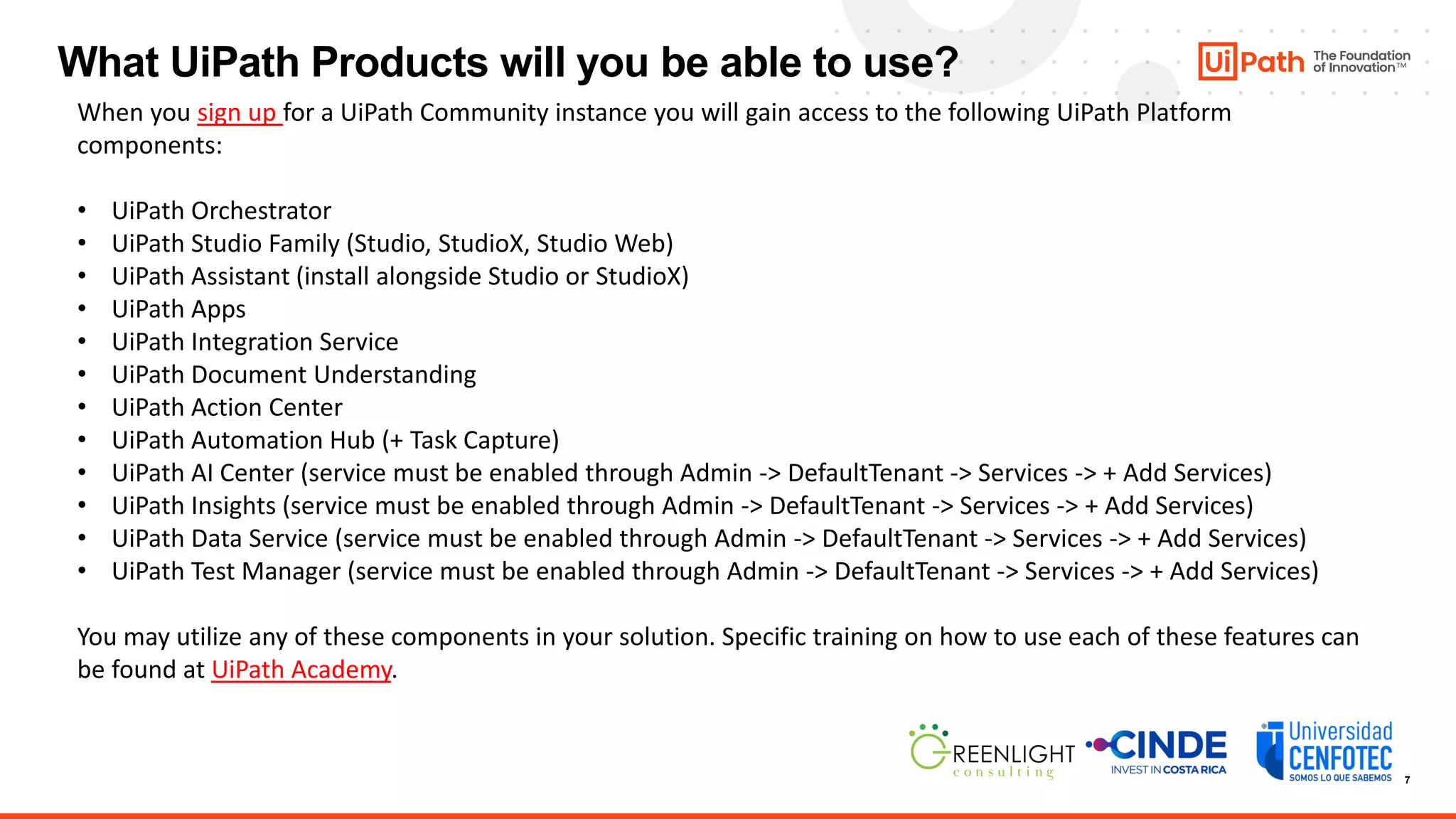 Costa Rica RPA Training and AI Hackathon 2023 Information | PDF