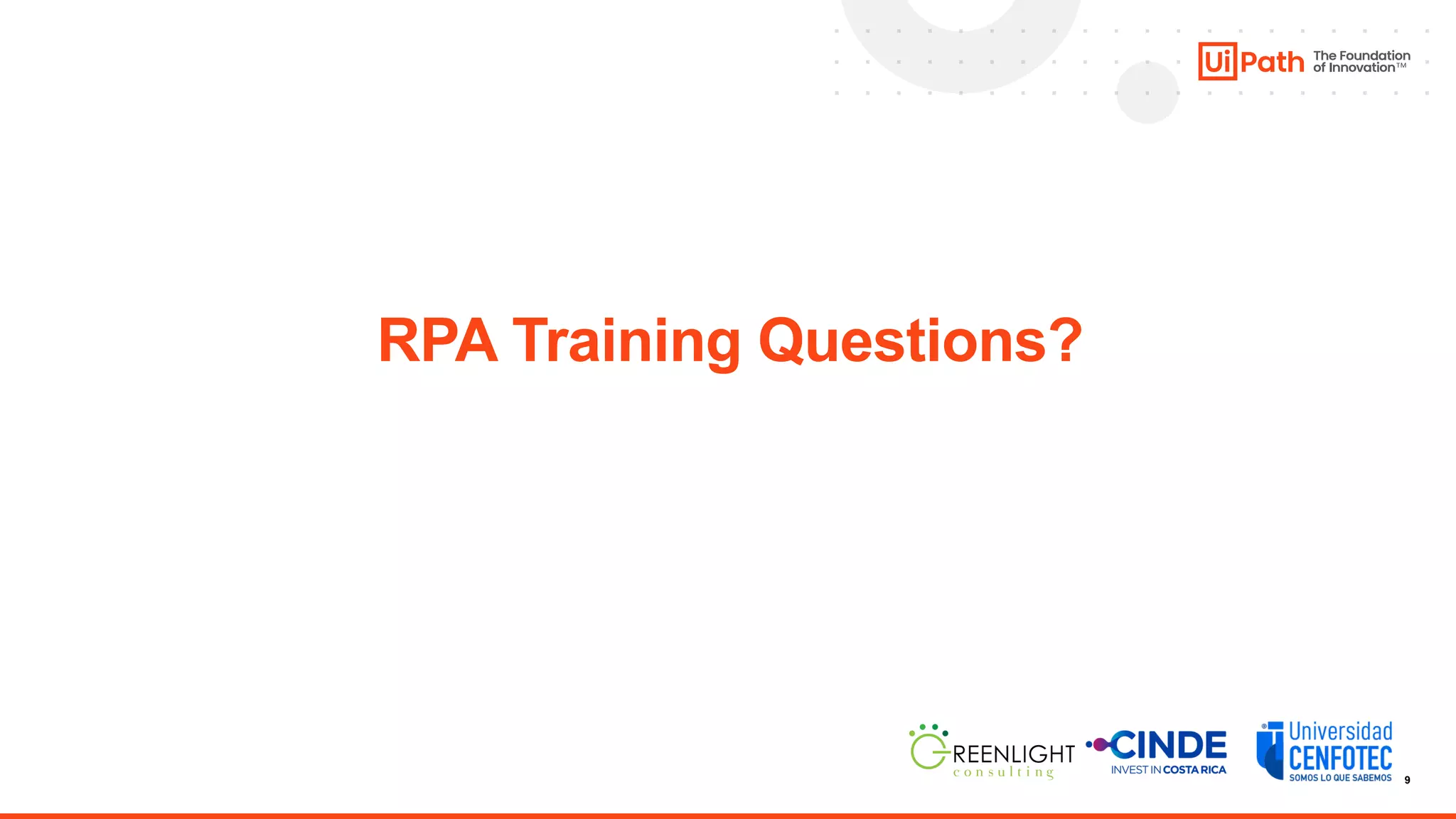 Costa Rica RPA Training and AI Hackathon 2023 Information | PDF