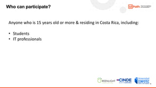 Costa Rica RPA Training and AI Hackathon 2023 Information | PDF