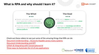 Costa Rica RPA Training and AI Hackathon 2023 Information | PDF