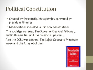 Costa rica’s legal system | PPTX