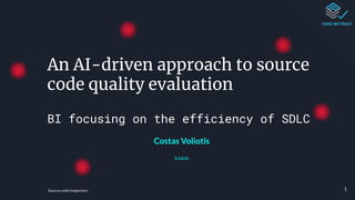 Costas Voliotis (CodeWeTrust) – An AI-driven approach to source code evaluation | PDF | Computer ...