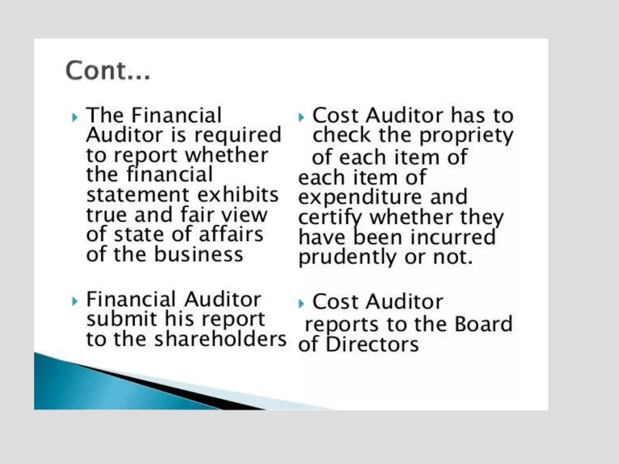 Cost Audit-1 | PPT | Free Download