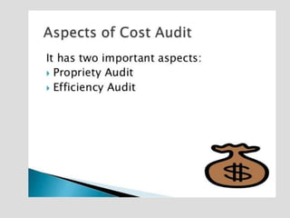 Cost Audit-1 | PPTX