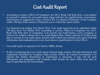 Cost Audit | PPTX