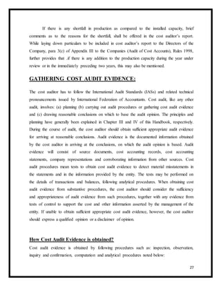 Cost Audit- An Overview | DOCX