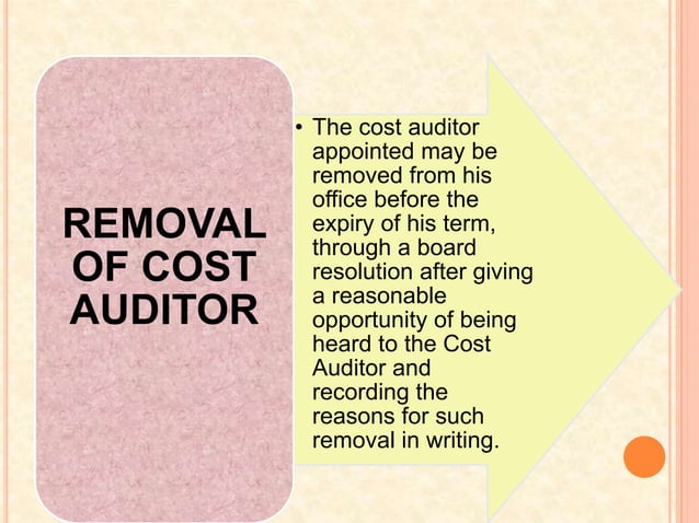 Cost auditor | PPTX