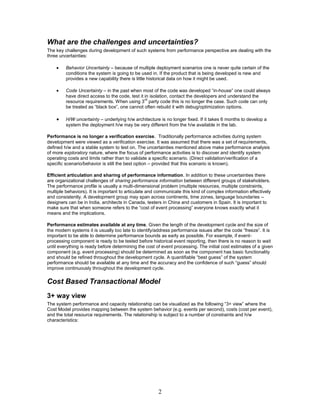 Cost Based Performance Modelling | PDF