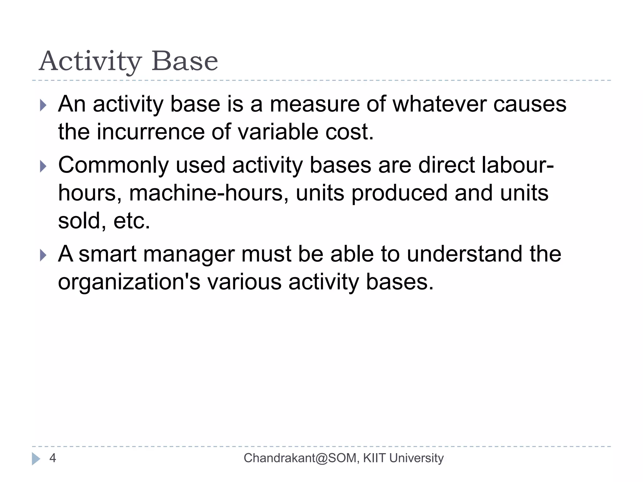 Cost behaviour analyais & use | PPTX