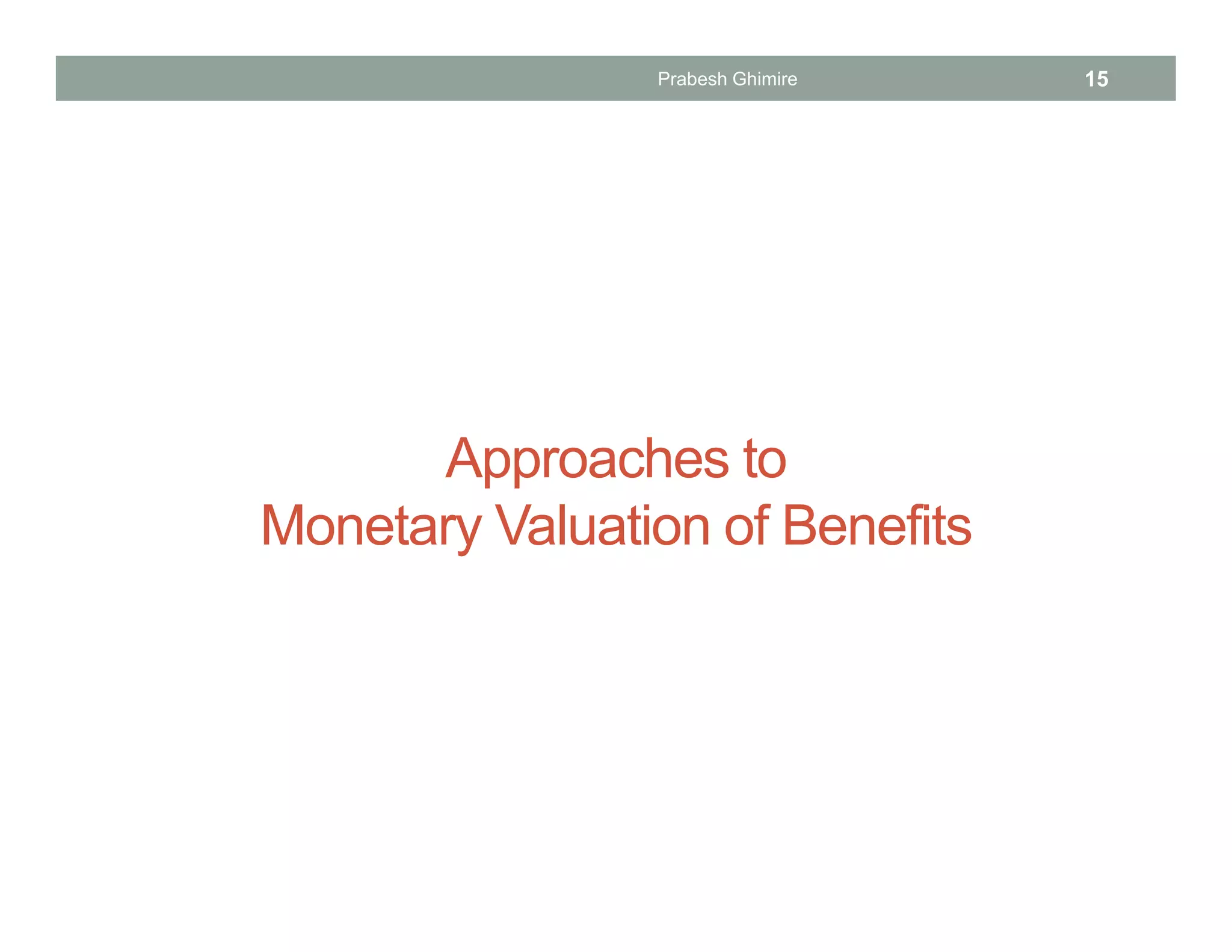 Cost Benefit Analysis in Health Care | PDF
