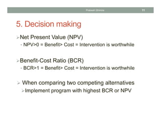 Cost Benefit Analysis in Health Care | PDF