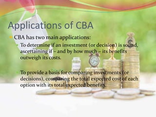 Cost benefit analysis | PPTX