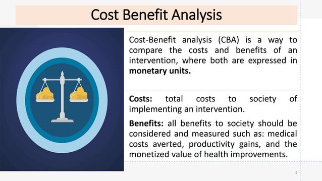 Cost Benefit Analysis_Economic EValuation.pptx