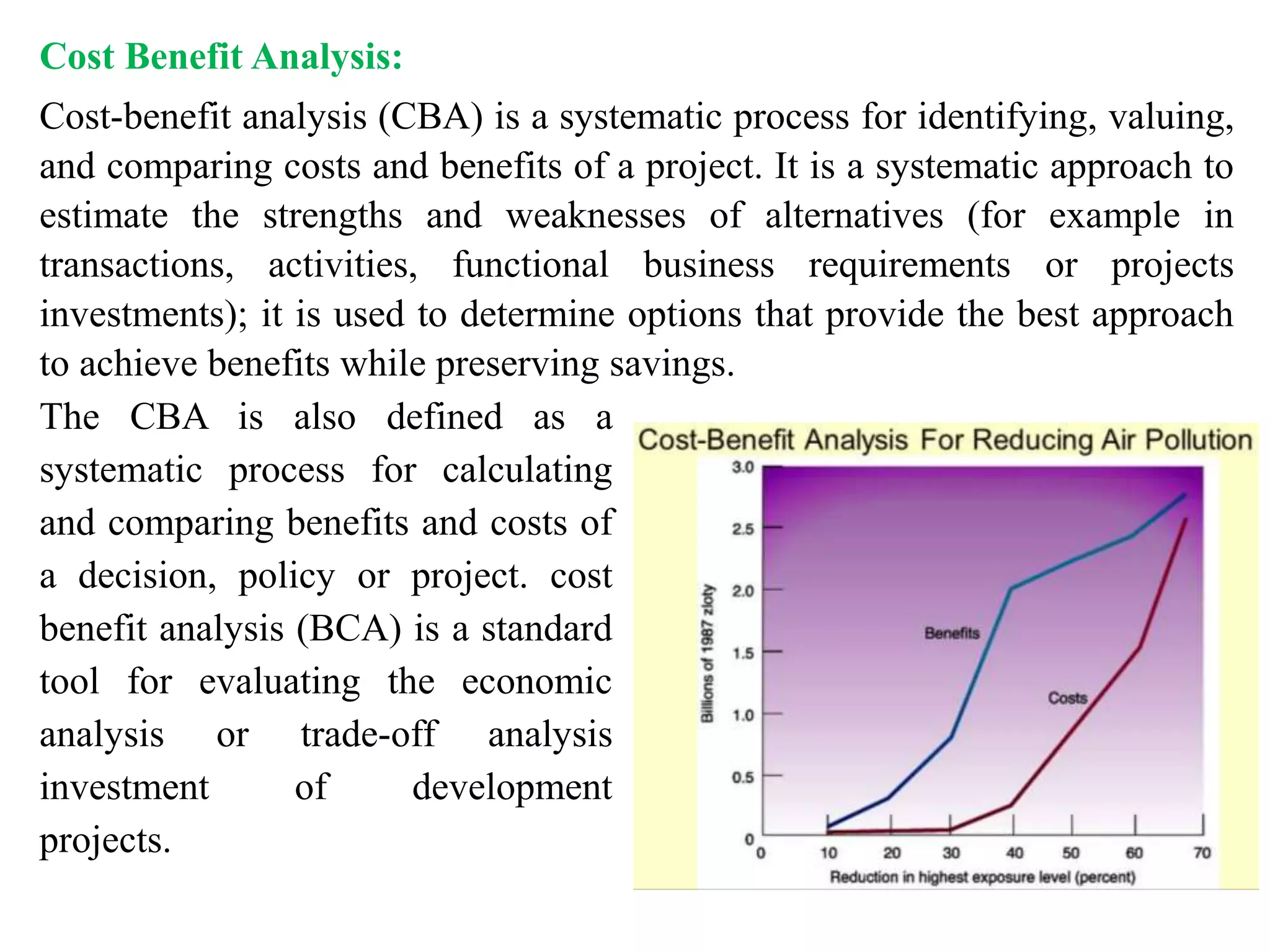 Cost benefit analysis of resources | PPTX