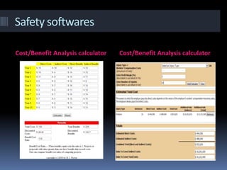 Cost benefit analysis of safety aspects – a case study | PPTX