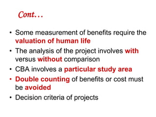 Cost benefit analysis | PPT | Home Utilities | Personal Finance