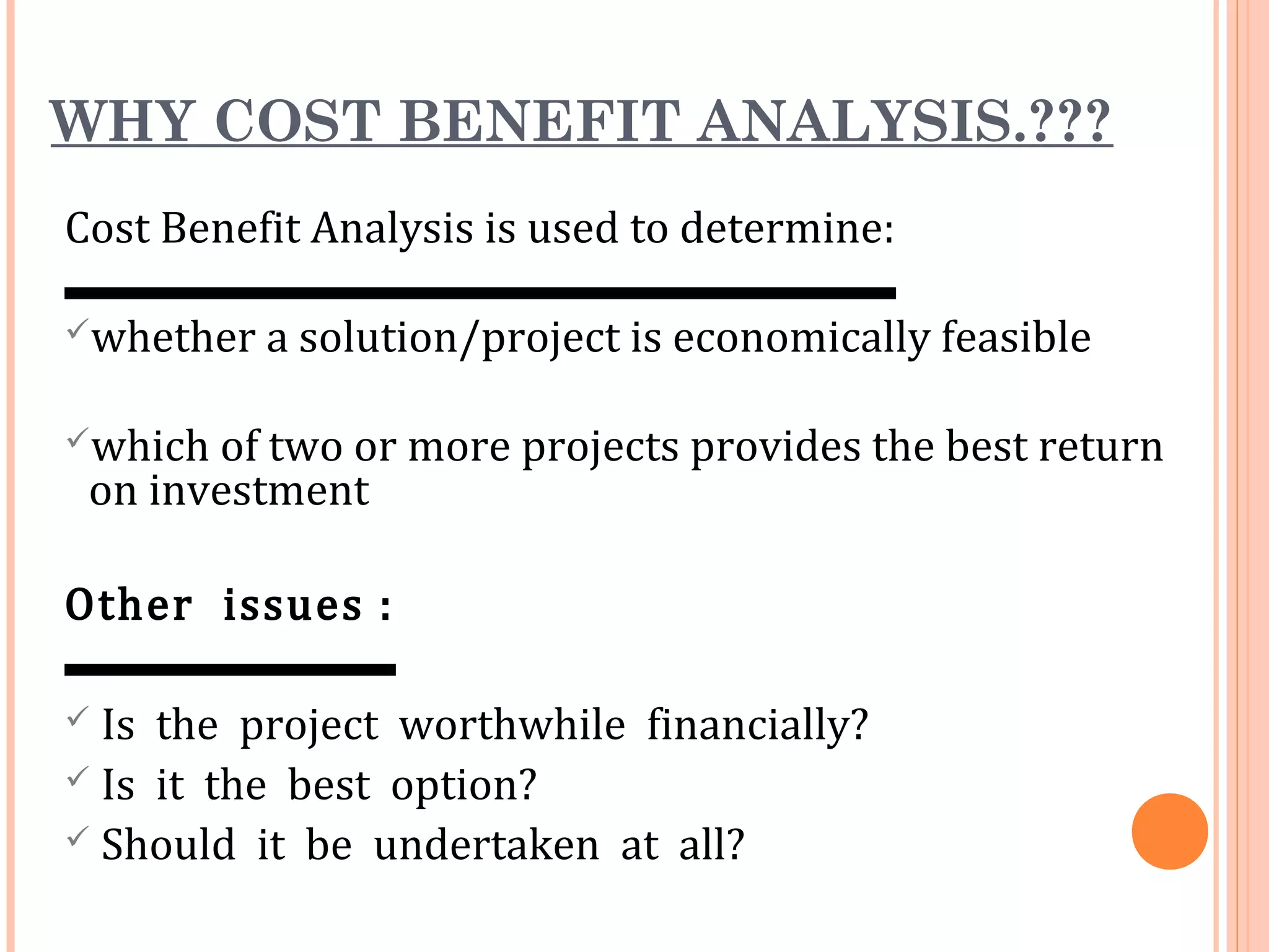 Cost benefit and cost effective analysis | PPT