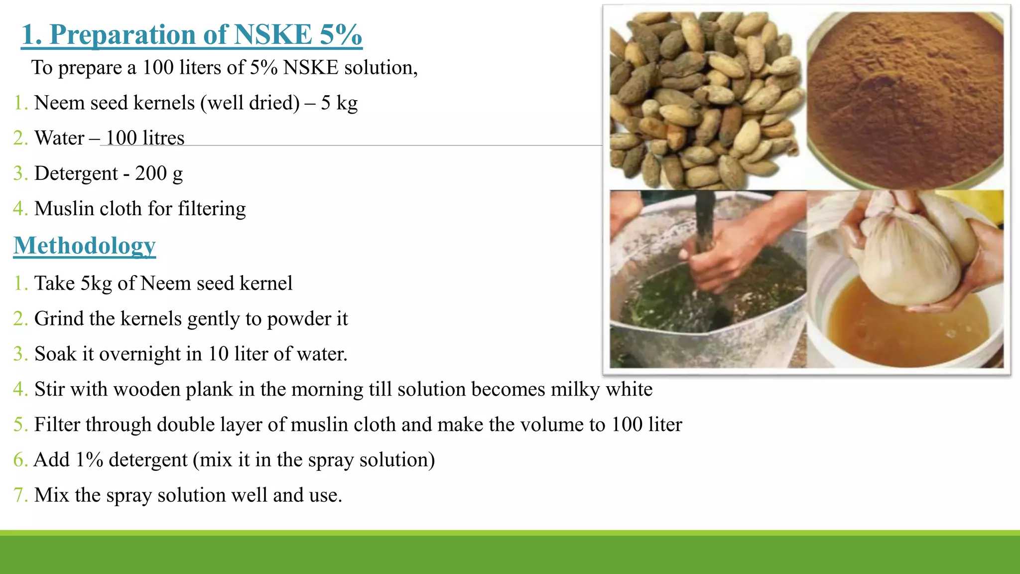 Cost Benefit Ratio and Calculation of different concentration of ...