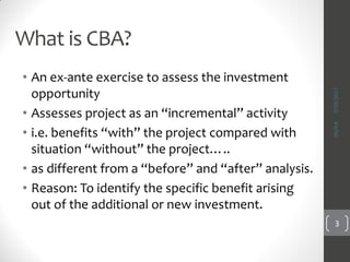 Cost Benefit Analysis: An Introduction | PDF