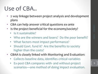 Cost Benefit Analysis: An Introduction | PPT