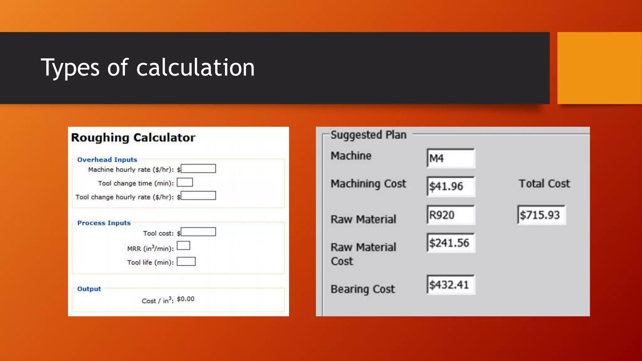 Cost calculation of cnc machining operation | PPTX