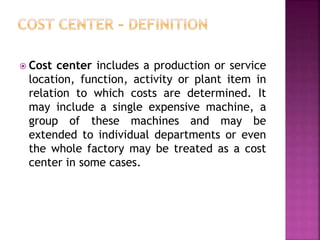 Cost Center Definition: How It Works And Example, 45% OFF