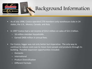 Costco Case Study | PPTX