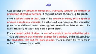 Cost concept | PPTX