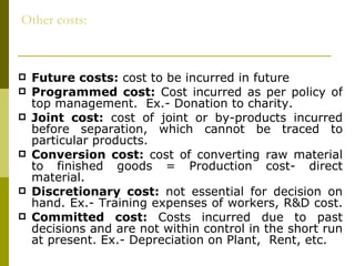 Cost concepts | PPT