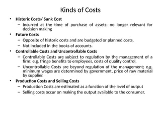 Cost Concepts in depth knowledge to .ppt