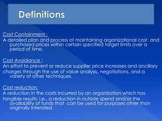 Cost containment | PPTX
