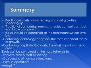 Cost containment | PPTX