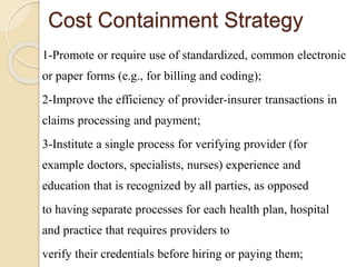 Cost containment | PPTX