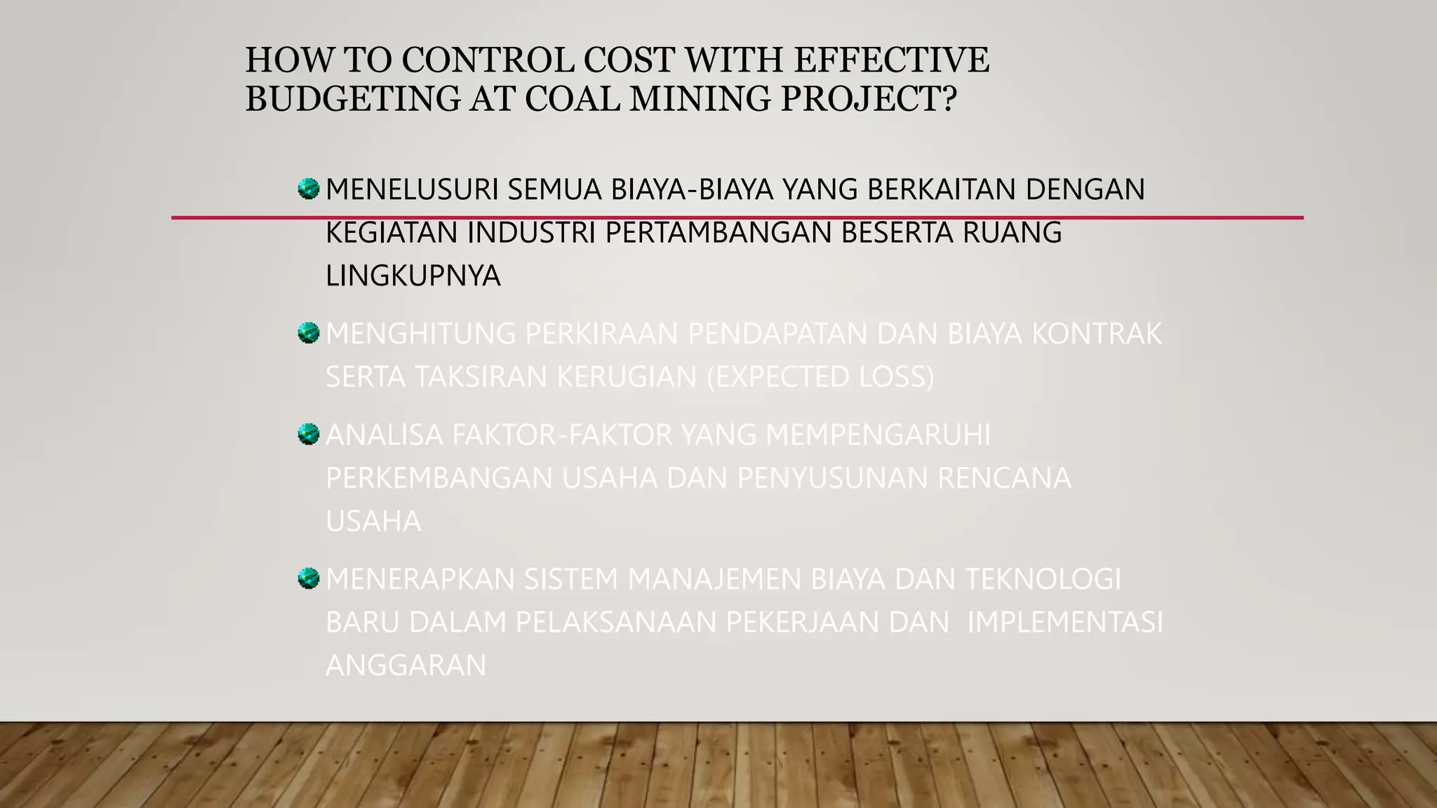Effective Cost Control | PPTX