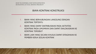 Effective Cost Control | PPTX