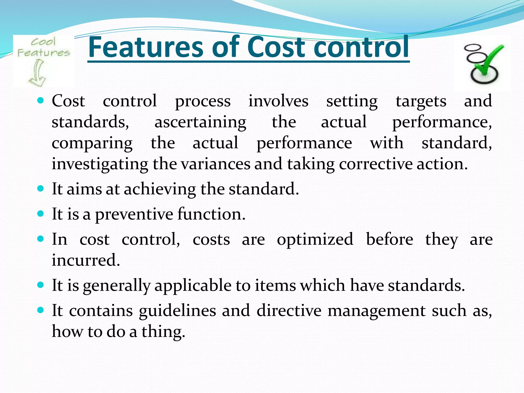 Cost control and reduction | PPTX | Business Accounting & Finance ...