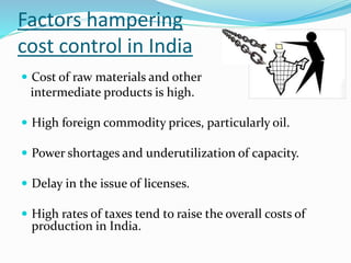 Cost control and reduction | PPTX